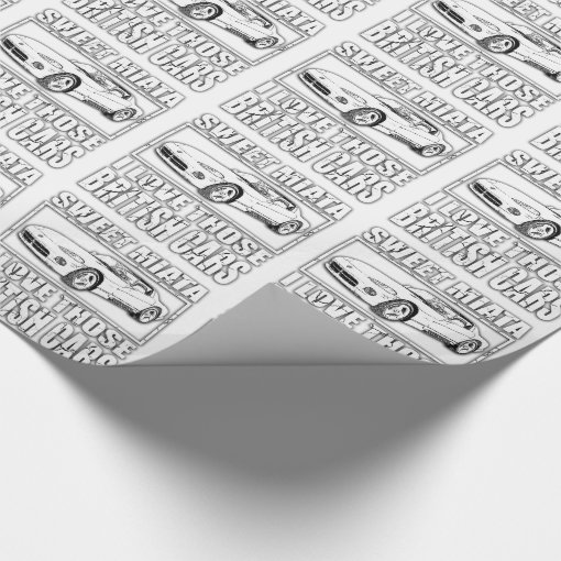 Miata Viper british car joke Wrapping Paper | Zazzle