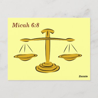 Micah 6 8 Scripture Memory Card | Zazzle
