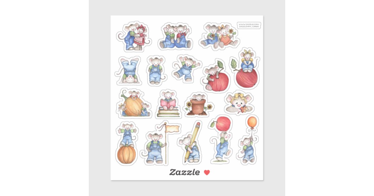 Mice Sticker | Zazzle