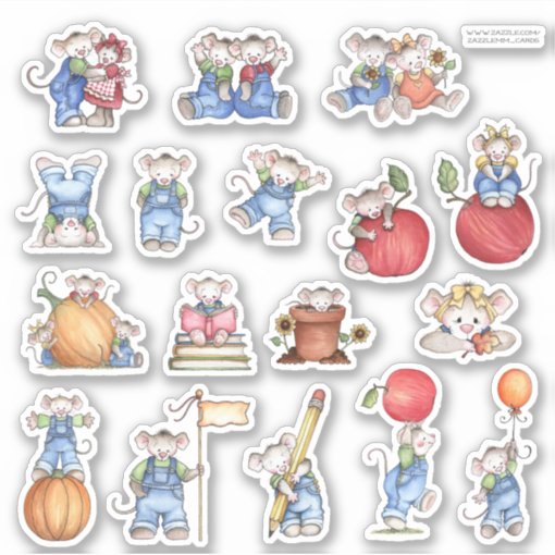 Mice Sticker | Zazzle