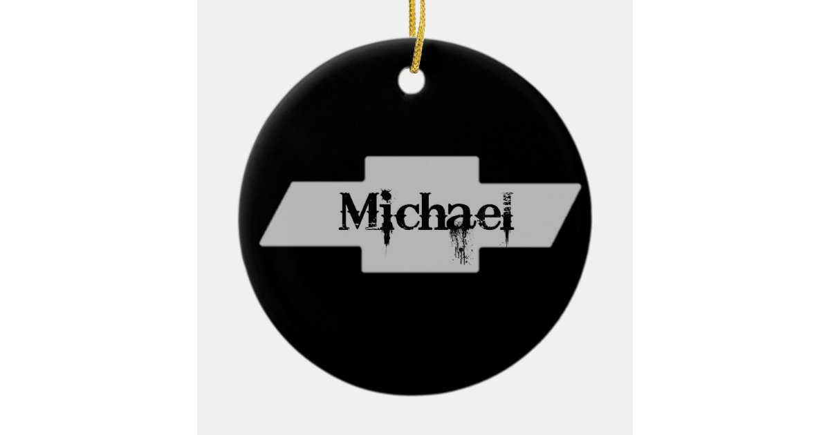 Michael Chevy Ornament | Zazzle