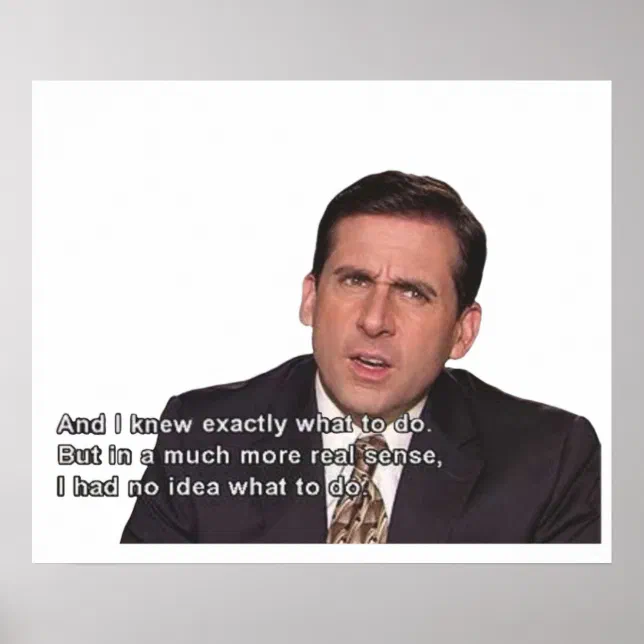 Michael Scott Poster | Zazzle