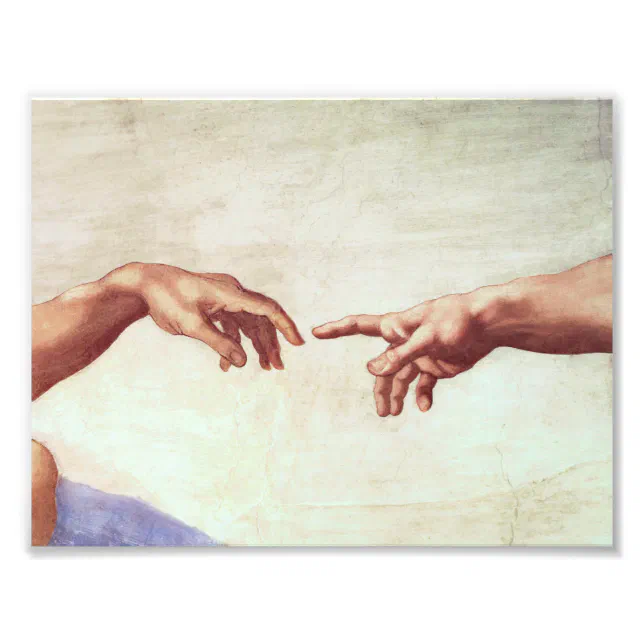 Michelangelo Hands Photo Print | Zazzle
