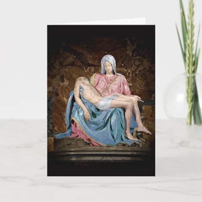 MICHELANGELO PIETA CARD | Zazzle