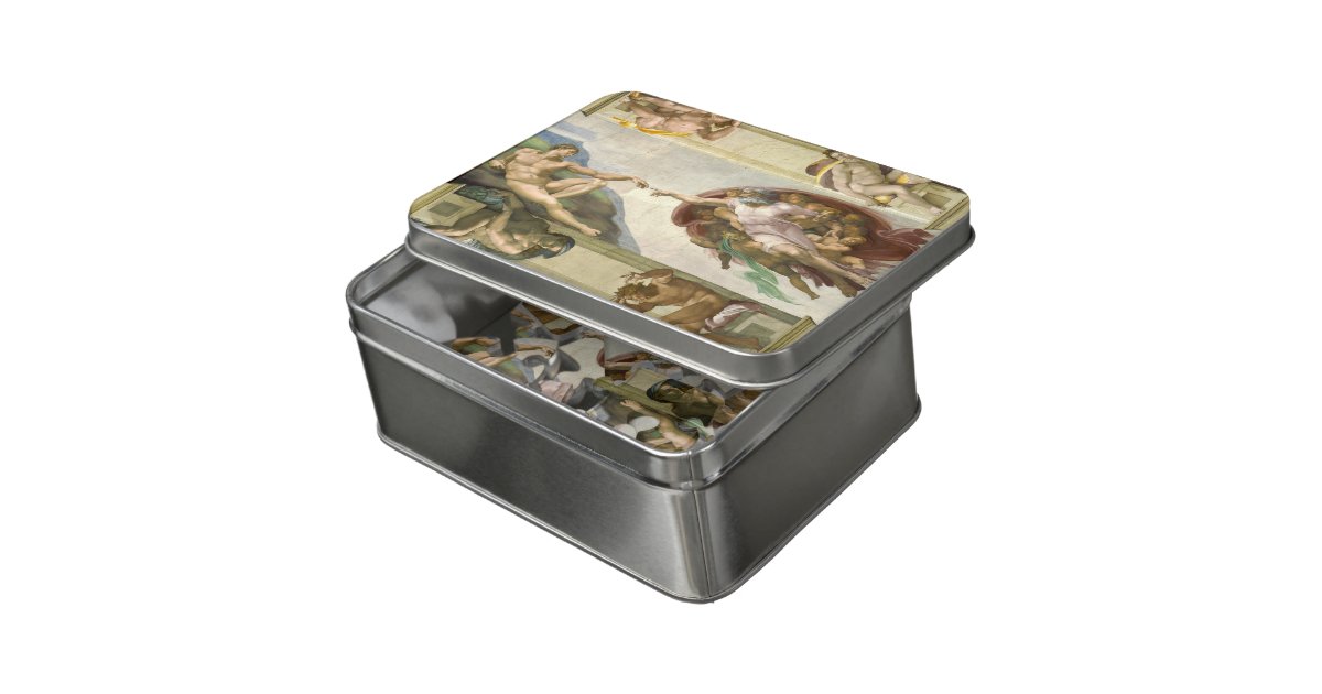 Michelangelo's Creation of Man (Creation of Adam) Jigsaw Puzzle | Zazzle