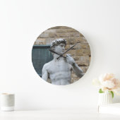 Michelangelo's David Large Clock | Zazzle