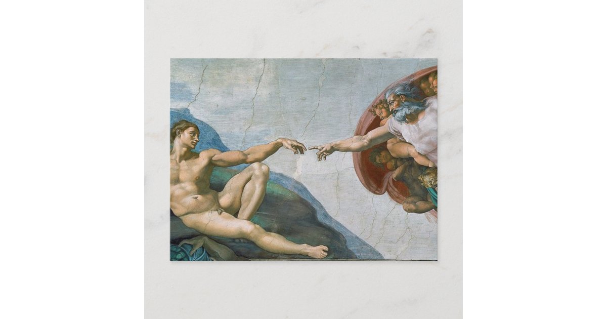 Michelangelo's Sistine Chapel Postcard | Zazzle