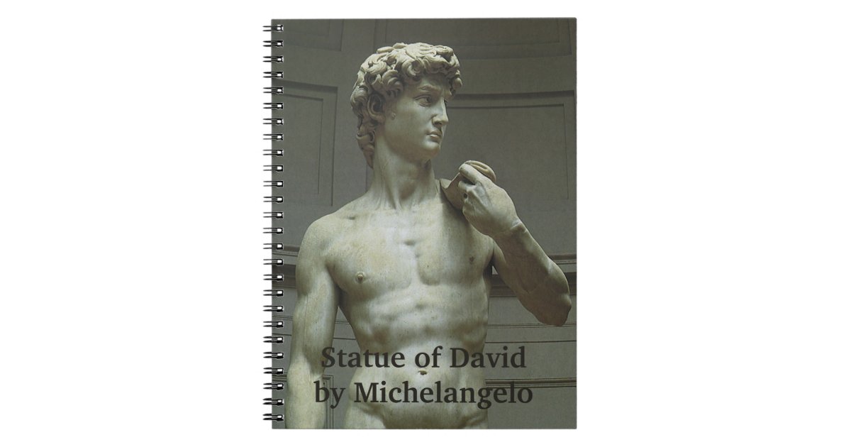 Michelangelo's Statue of David Notebook | Zazzle