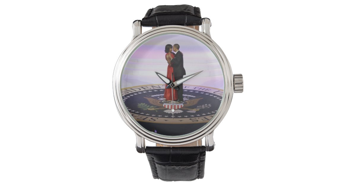 Michelle and Barack Obama Watch | Zazzle