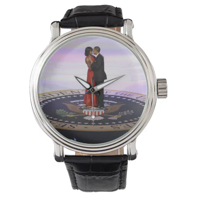 Michelle and Barack Obama Watch | Zazzle
