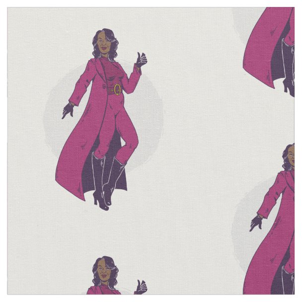Michelle Obama fabric | Zazzle
