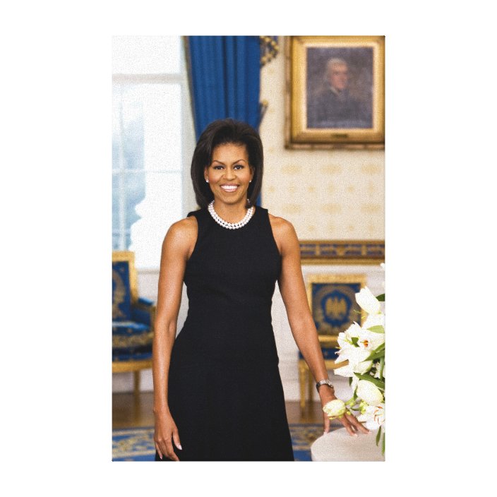 Michelle Obama Canvas Print | Zazzle.com