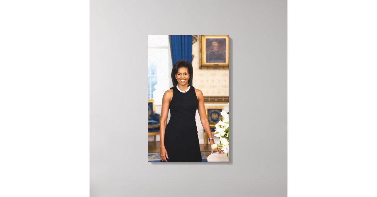 Michelle Obama Canvas Print | Zazzle