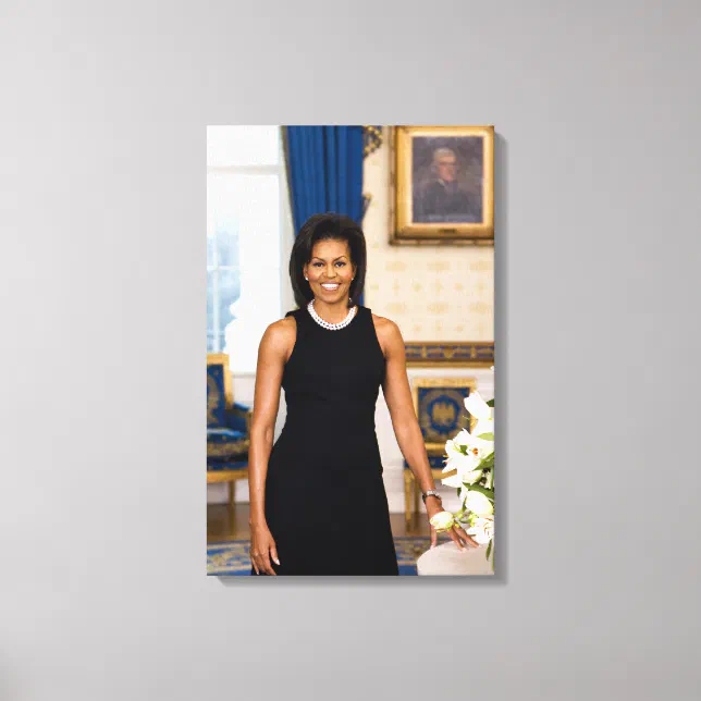 Michelle Obama Canvas Print | Zazzle