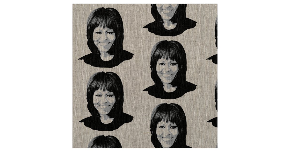 MICHELLE OBAMA FABRIC | Zazzle