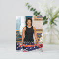 Michelle Obama, First Lady of the U.S. Postcard | Zazzle