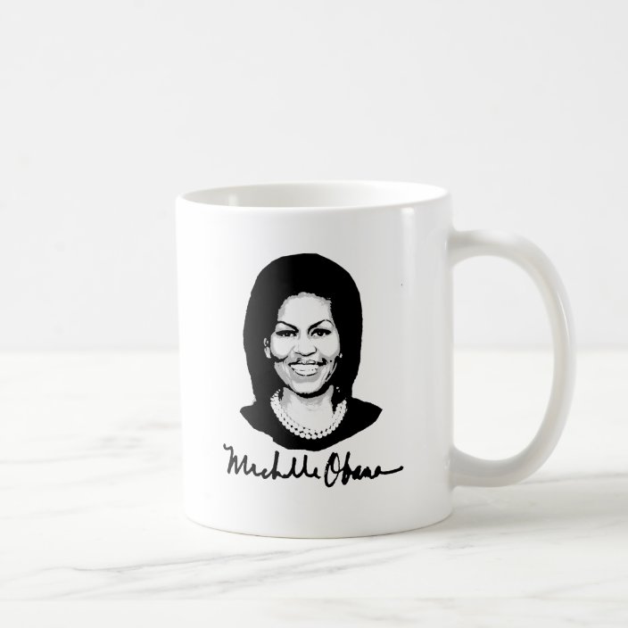 MICHELLE OBAMA SIGNATURE -.png Coffee Mug | Zazzle.com