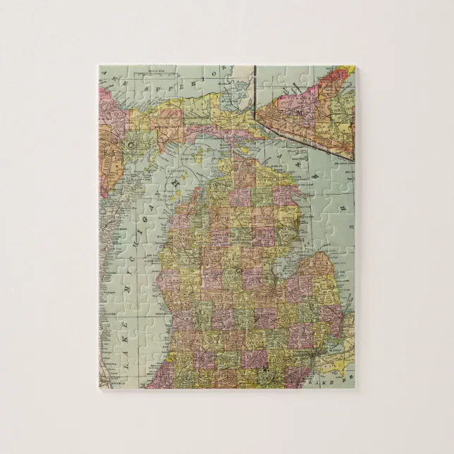 Michigan 4 jigsaw puzzle | Zazzle
