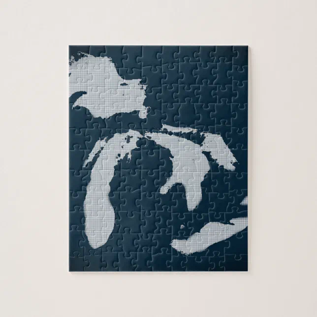 Michigan and the Great Lakes Jigsaw Puzzle | Zazzle
