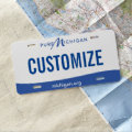 Michigan Custom License Plate | Zazzle
