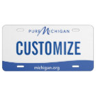 Michigan Custom License Plate | Zazzle