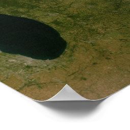 Michigan from Space Poster | Zazzle