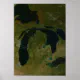 Michigan from Space Poster | Zazzle