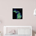 Michigan From Space Poster | Zazzle