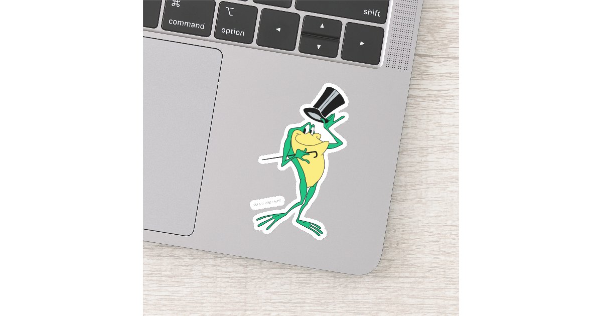 Michigan J. Frog in Color Sticker | Zazzle