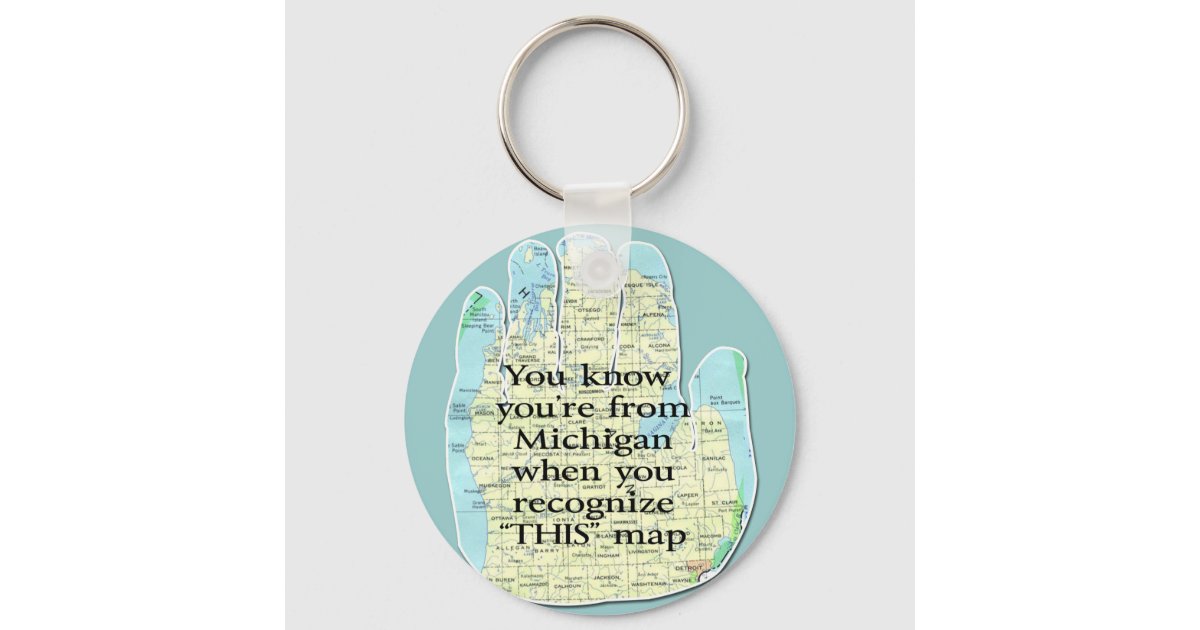 Michigan Key Chains | Zazzle