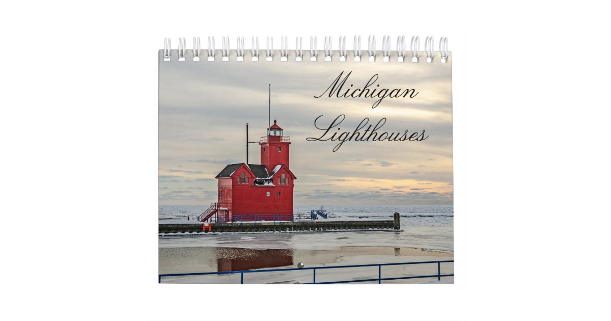 Michigan Lighthouses Calendar for 2020 | Zazzle