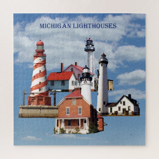 Michigan Lighthouses puzzle | Zazzle.com