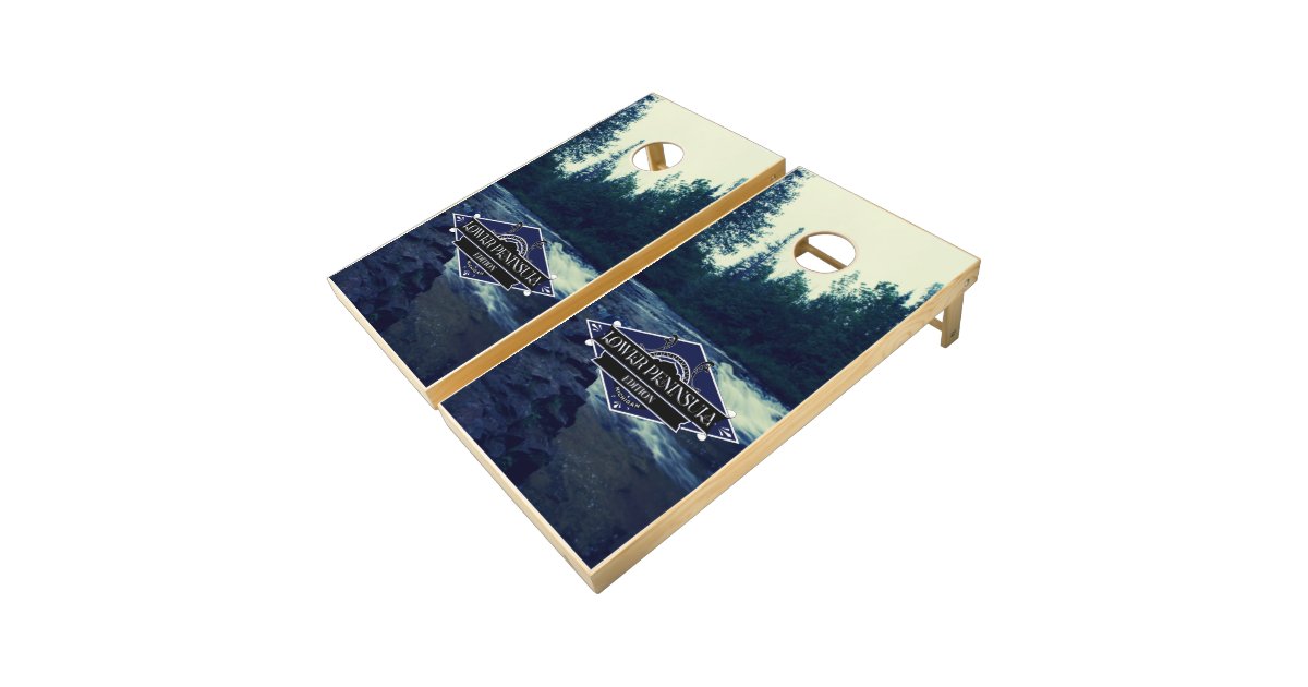 Michigan - Lower Peninsula Cornhole Set | Zazzle