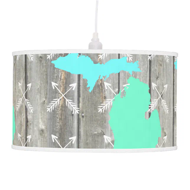 Michigan Pendant Map of Michigan Ceiling Lamp | Zazzle