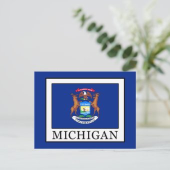 Michigan Postcard | Zazzle