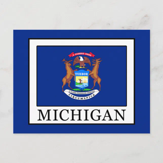 Michigan Postcard | Zazzle