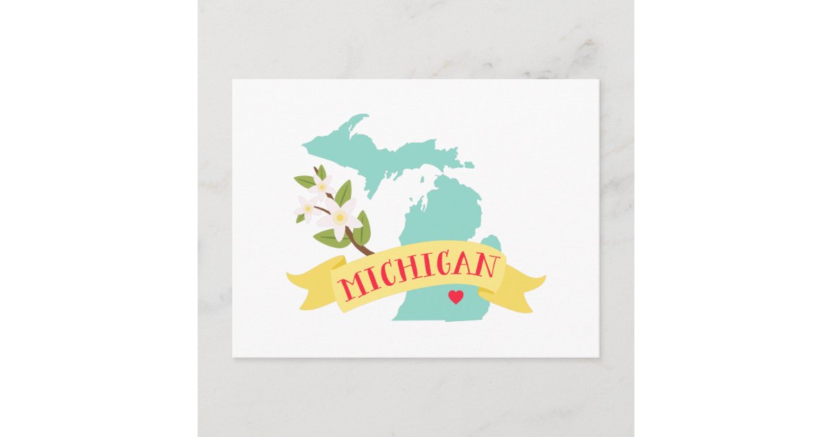 Michigan Postcard | Zazzle