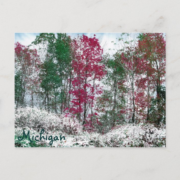 Michigan Postcard | Zazzle.com