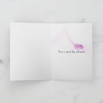 Michigan Red Lighthouse and Hibiscus Card | Zazzle