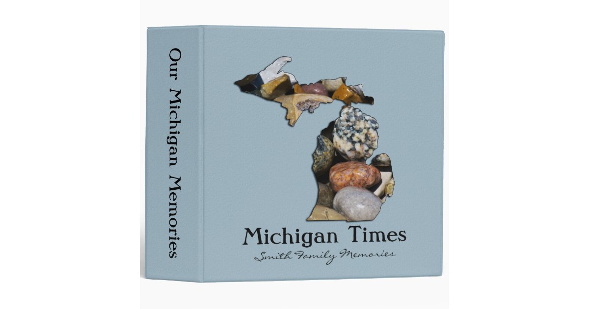 Michigan Scrapbook Binder (2") | Zazzle