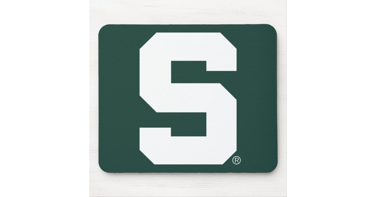 Michigan State Block S Mouse Pad | Zazzle