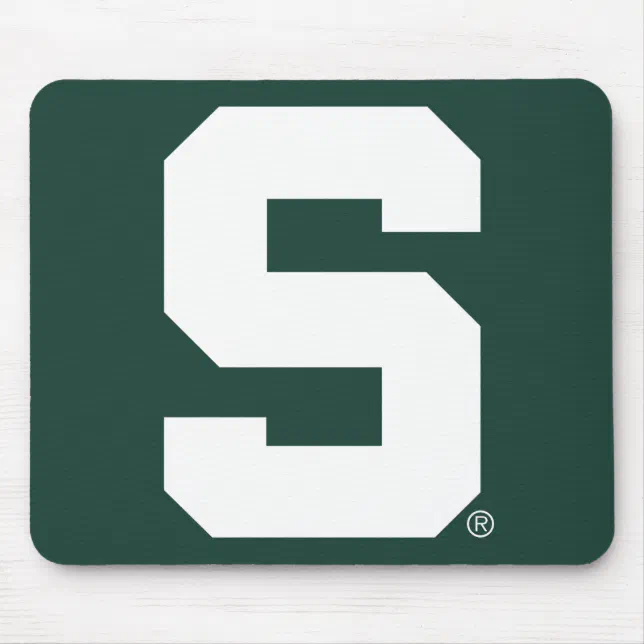 Michigan State Block S Mouse Pad | Zazzle