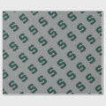 Michigan State Block S Wrapping Paper | Zazzle