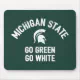 Michigan State | Go Green Go White Mouse Pad | Zazzle