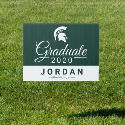 Congrats MSU Michigan State Grad - Photo Sign | Zazzle