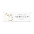 Michigan State Return Address Labels | Zazzle