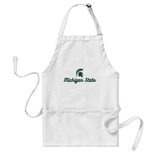 Michigan State | Script Logo Adult Apron | Zazzle