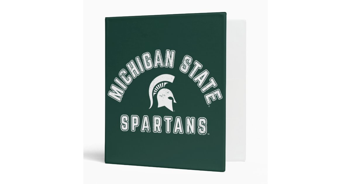 Michigan State | Spartans 3 Ring Binder | Zazzle