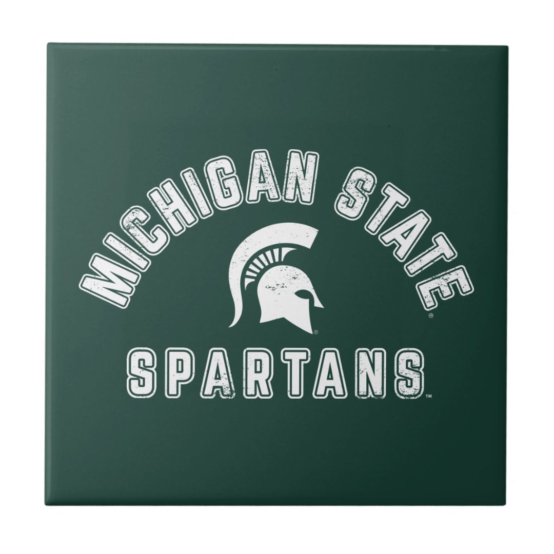 Michigan State | Spartans Ceramic Tile | Zazzle