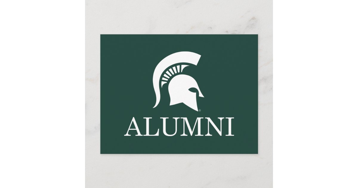 Michigan State University Alumni Postcard | Zazzle